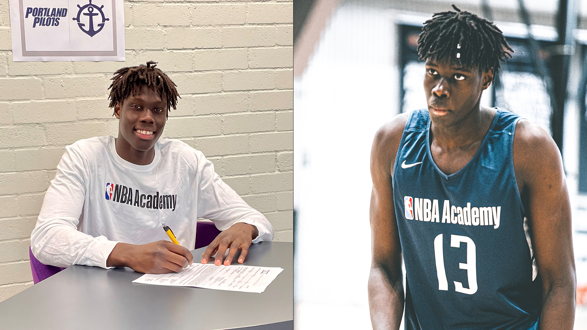 Pilots Sign NBA Global Academy Product Bol Dengdit to NLI - University ...