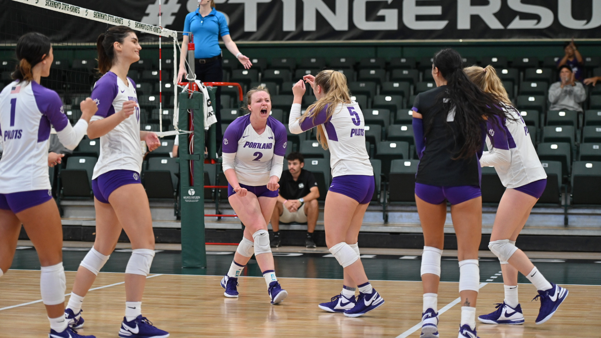 Pilots Earn 5-set Win Over CSU Fullerton - University of Portland Athletics