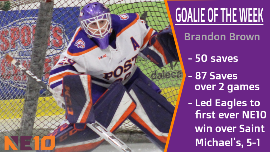 Brandon Brown - Men's Ice Hockey - Post University Athletics