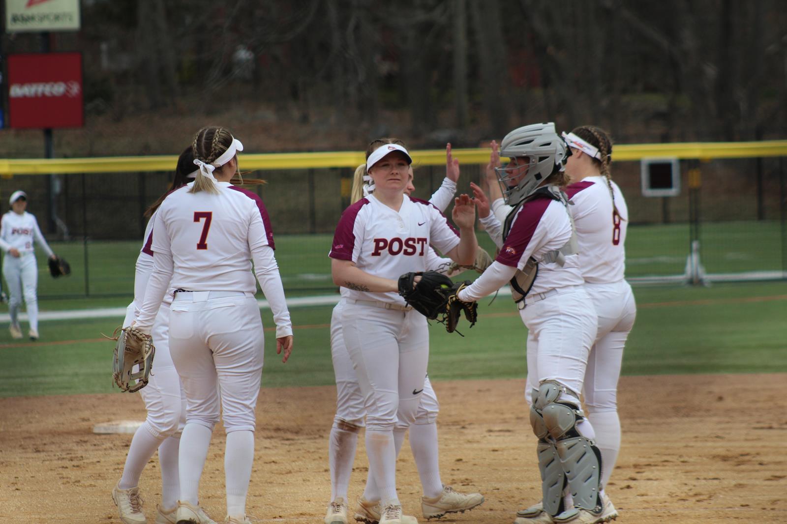 Eagles Take Game One In CACC Softball Split - Post University Athletics