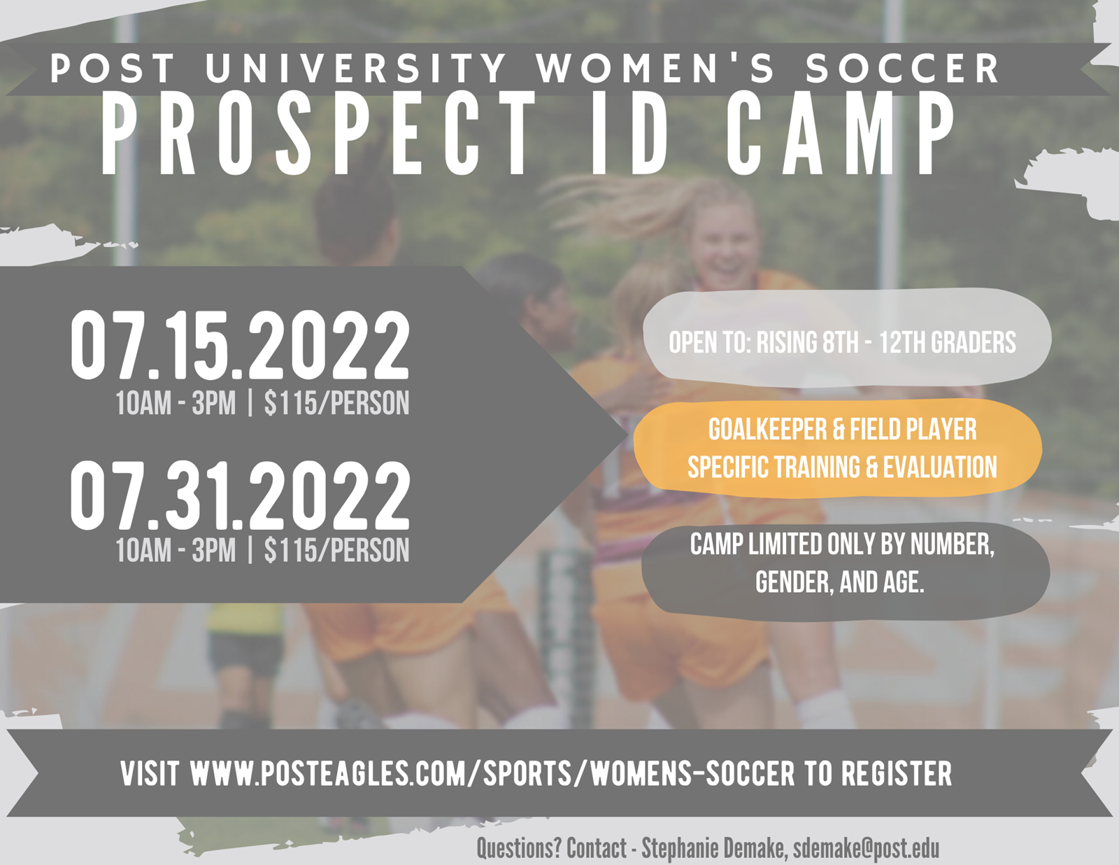 Women's Soccer To Host Prospect ID Camps - Post University Athletics
