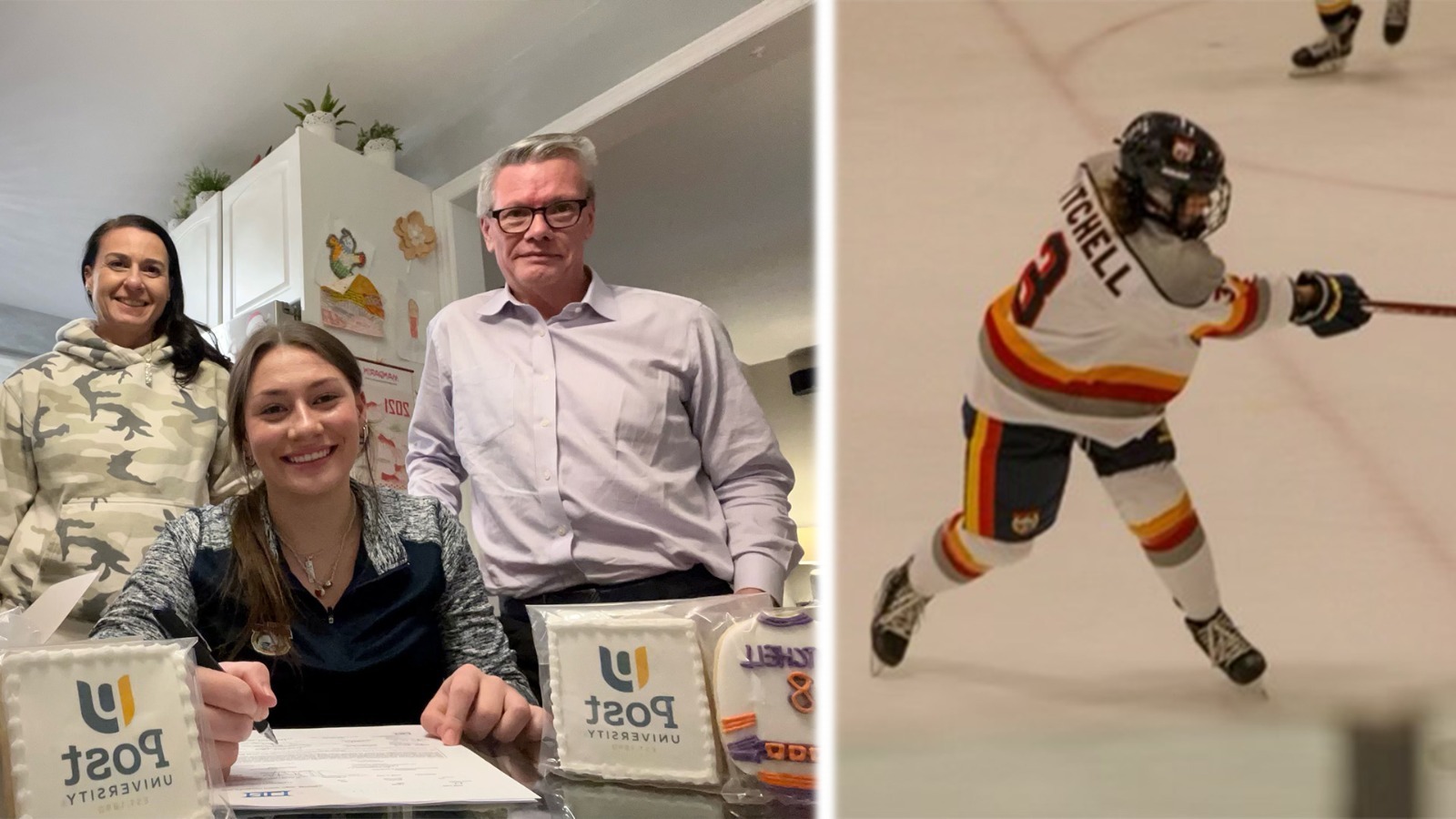 Ruby Mitchell Makes it Official with Women's Ice Hockey - Post University Athletics