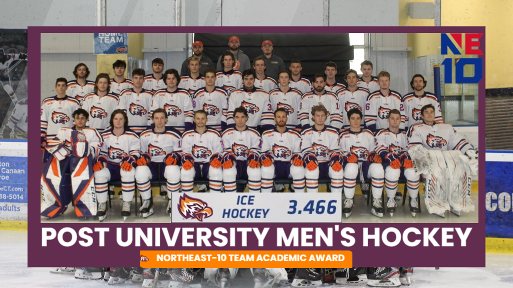 Men's Hockey Wins NE-10 Team Academic Excellence Award - Post ...