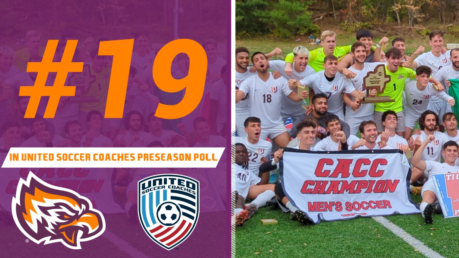 Men's Soccer Ranked 19th Nationally in United Soccer Coaches Preseason ...