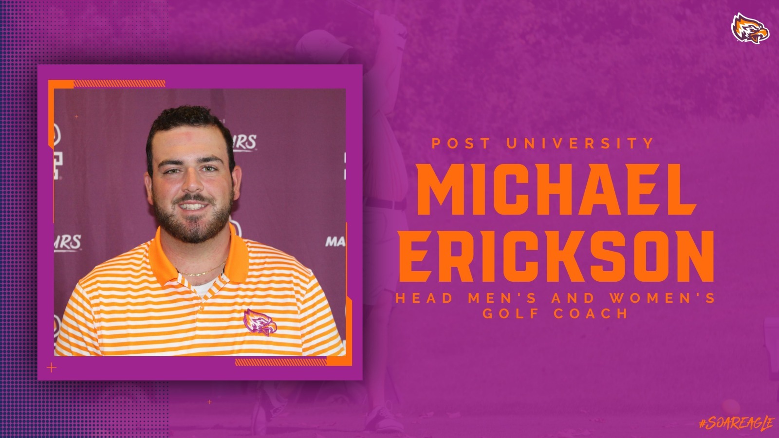 Michael Erickson Named Head Coach of Men's and Women's Golf Teams ...
