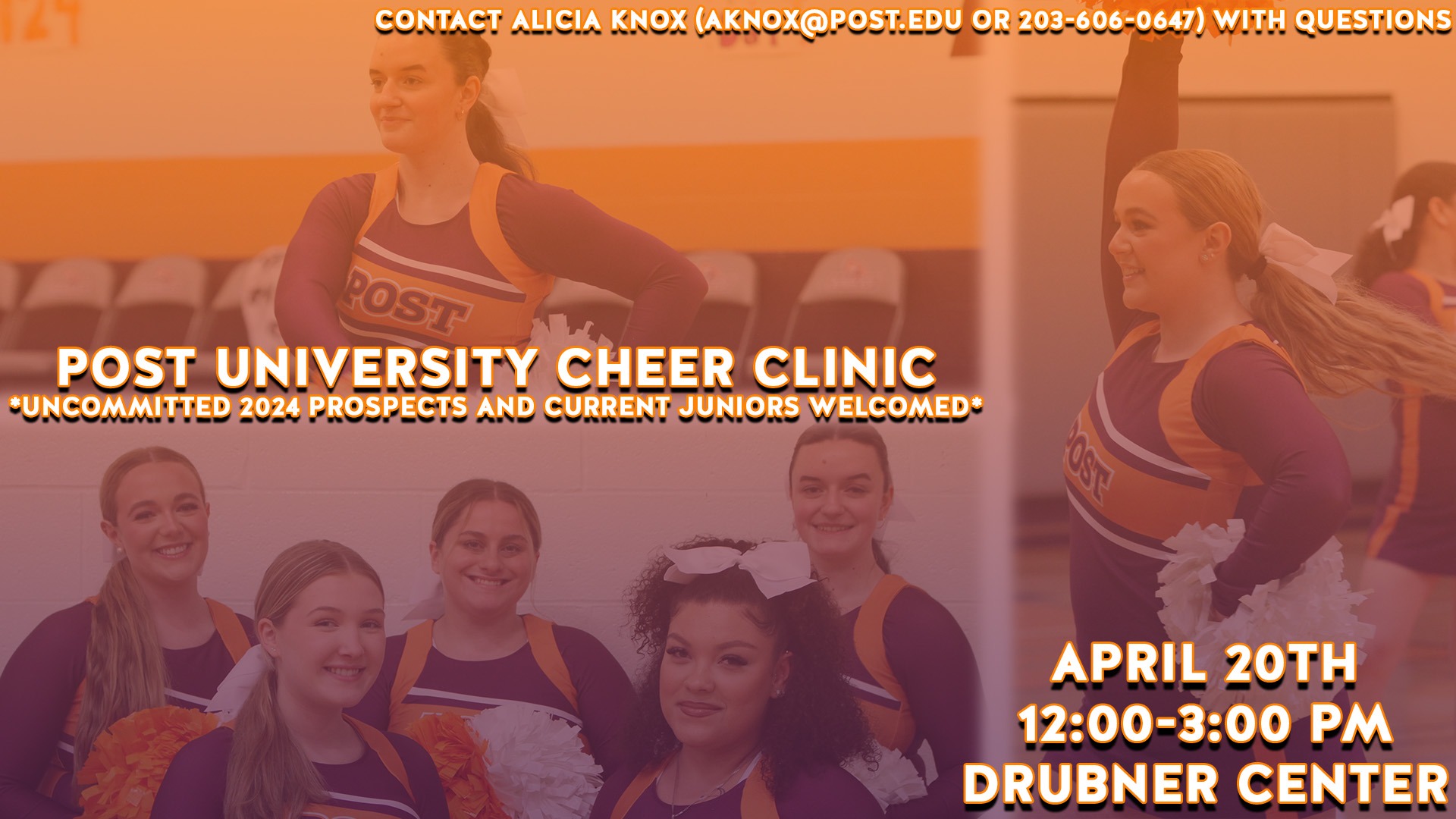 Post University Cheerleading Set to Host Tryout on December 6th - Post ...