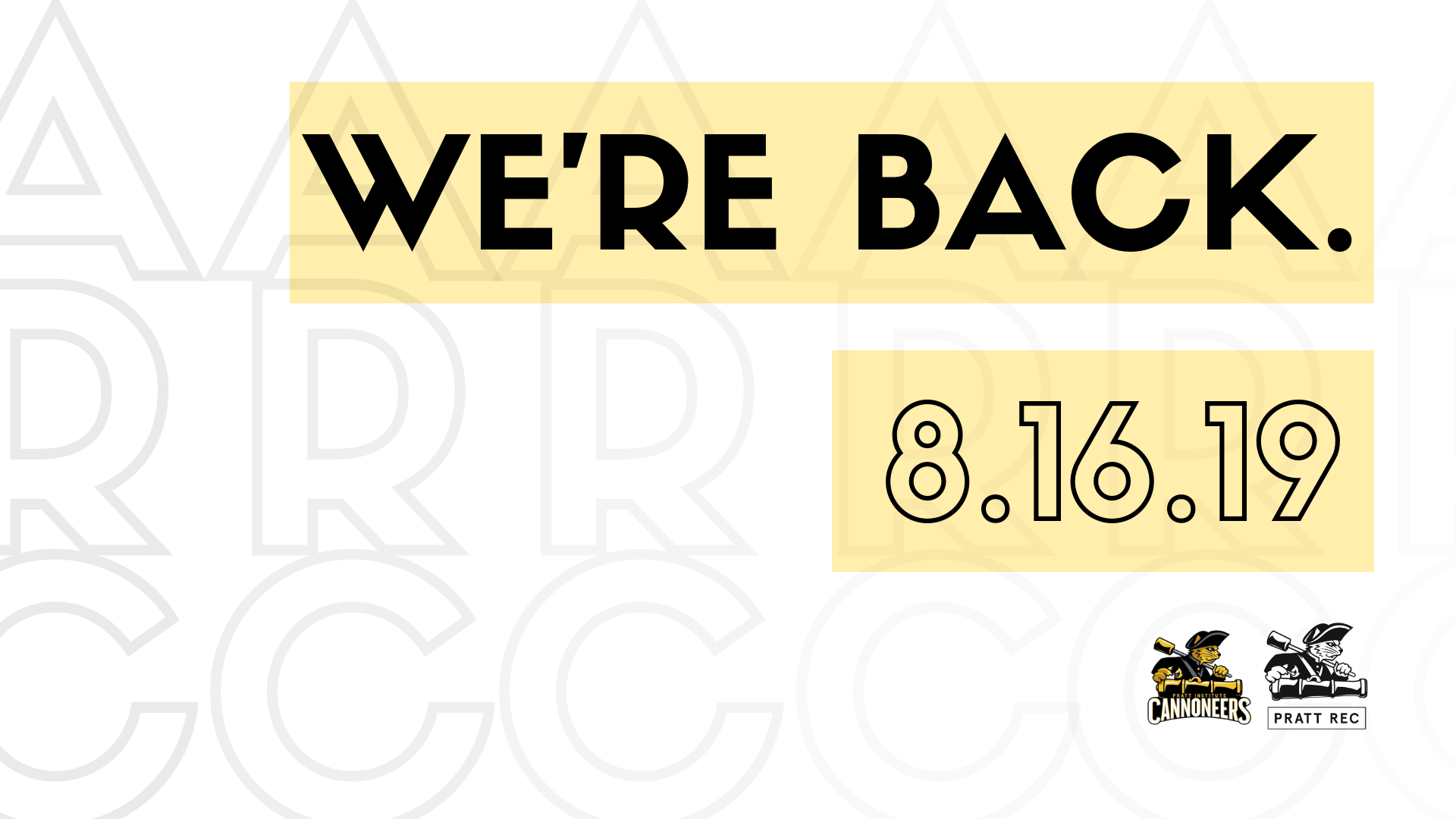 ARC Set For Re-Opening - Pratt Institute