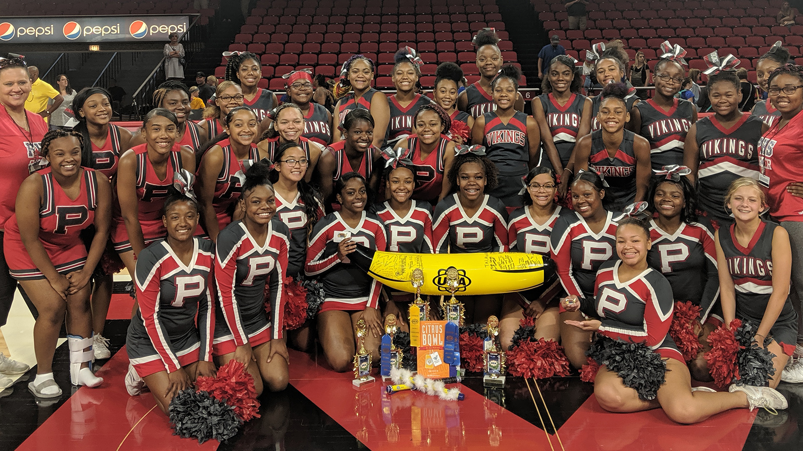 Princeton Viking Cheerleaders Win Big at UCA Summer Camp - Princeton ...