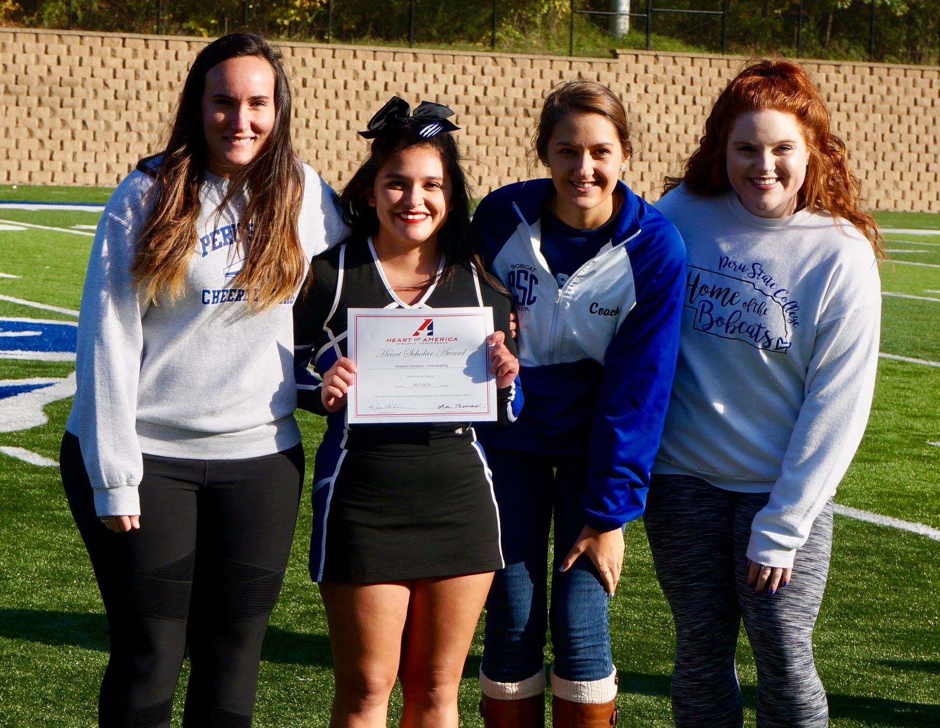 Dayana Camacho - Competitive Cheer - Peru State College Athletics