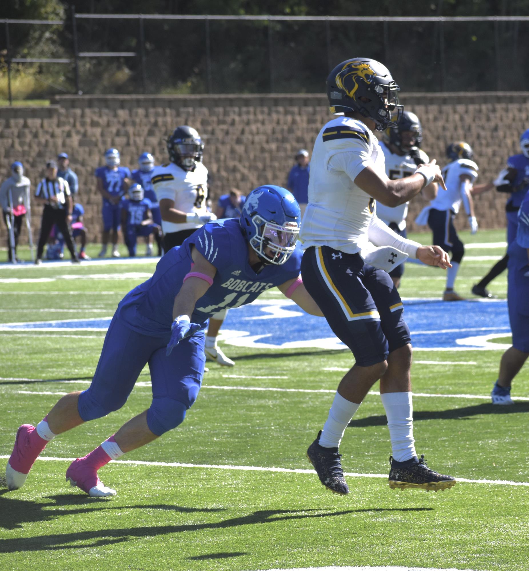 #4 Grand View University Wins 27-7 over the Bobcats - Peru State ...