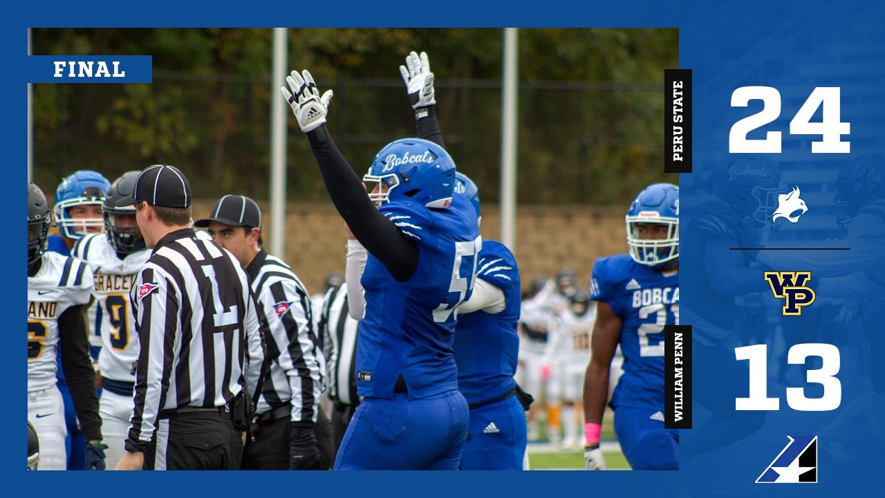 Peru State Football Defeats William Penn on the Road - Peru State College Athletics