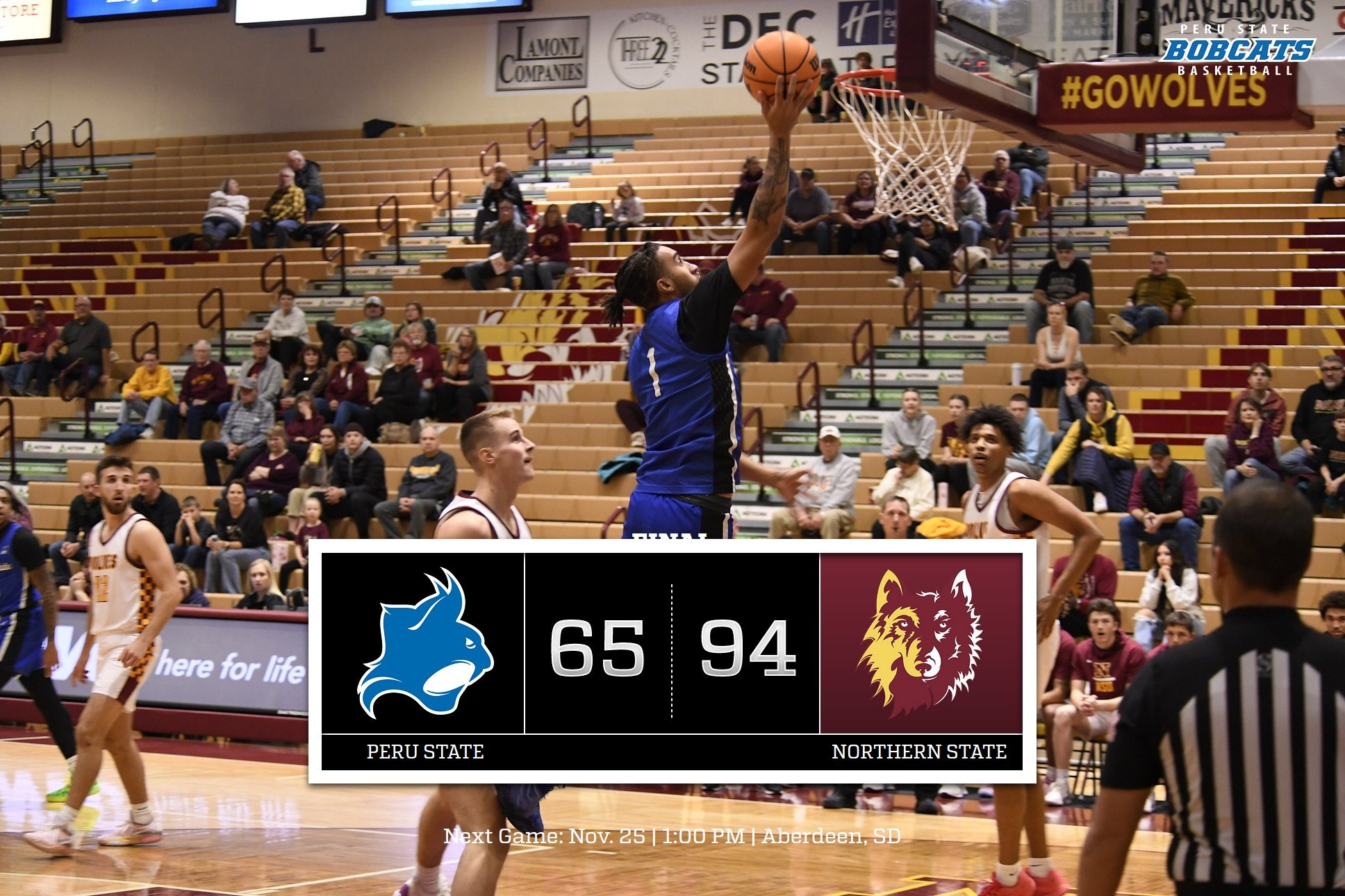 Men’s Basketball Plays Exhibition Match at Northern State - Peru State ...