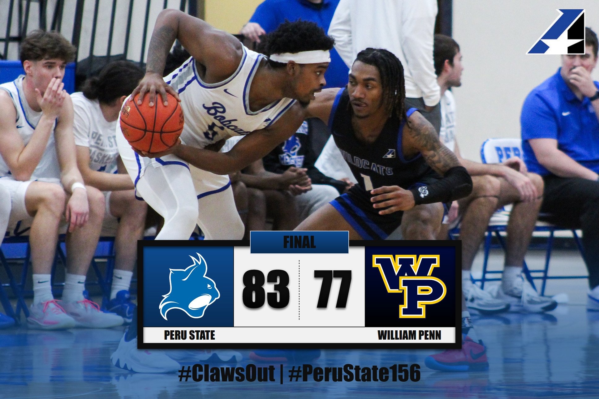 Men’s Basketball Defeats William Penn on the Road - Peru State College Athletics