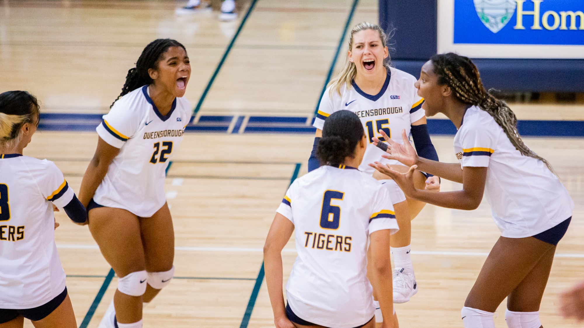 Women's Volleyball Splits Pair To End Regular Season - Queensborough ...