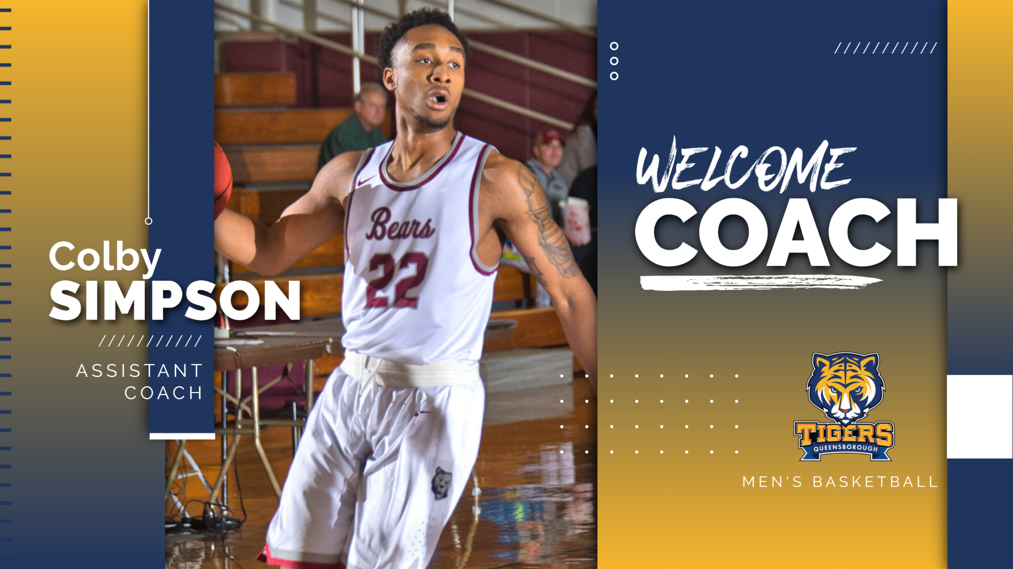 Colby Simpson Named Assistant Men's Basketball Coach - Queensborough ...