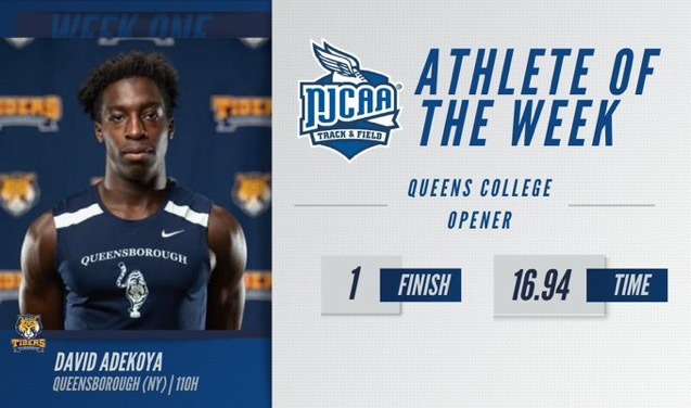 David Adekoya Named NJCAA Division III Men's Outdoor Track & Field ...