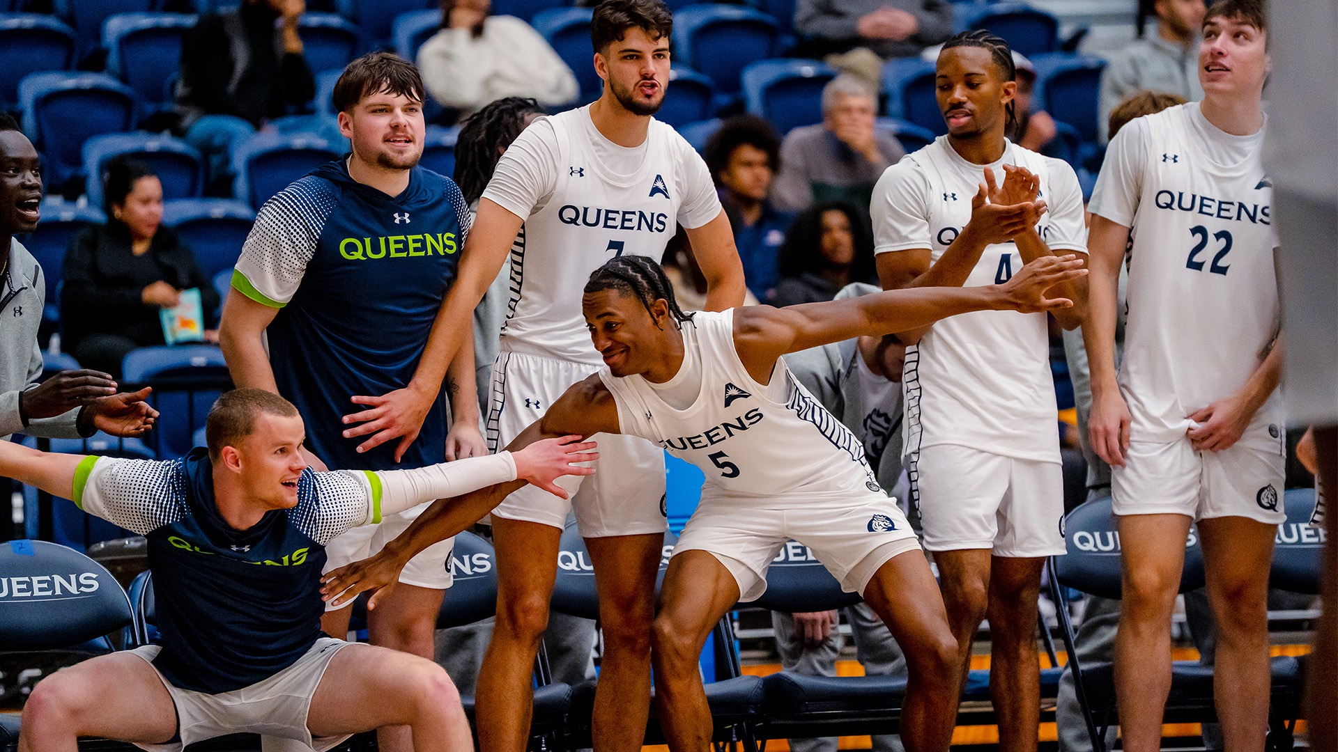 Queens Welcomes Sacred Heart for Annual White Out Presented by Atrium ...