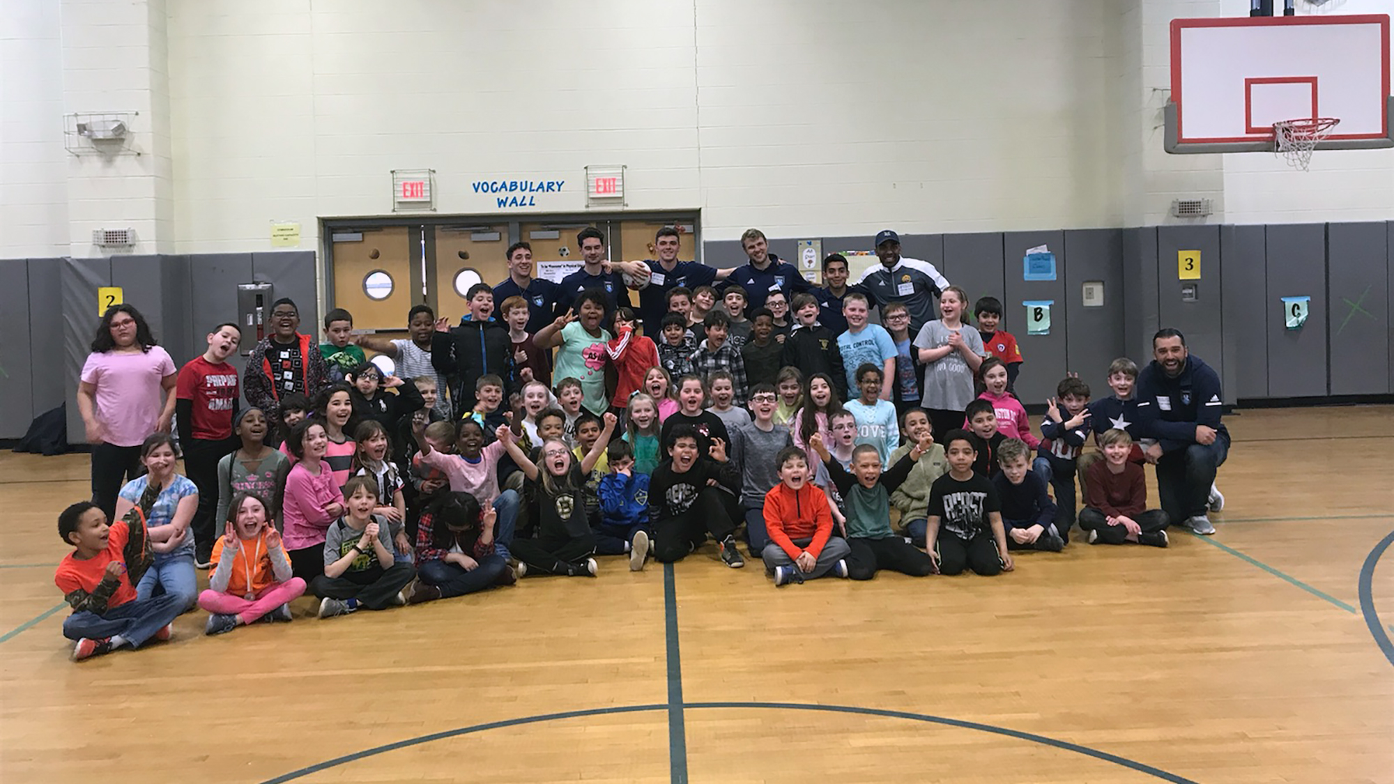Men's Soccer Visits Bear Path School - Quinnipiac University Athletics