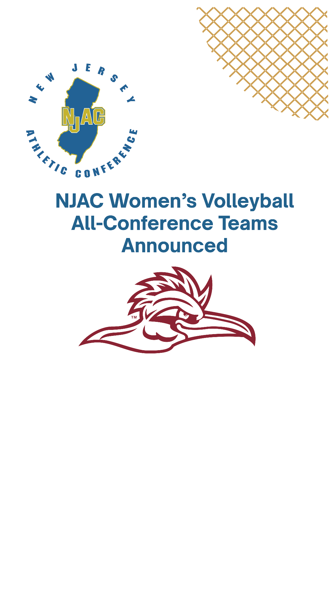FOUR ROADRUNNERS EARN NJAC WOMEN'S VOLLEYBALL ALL-CONFERENCE HONORS ...