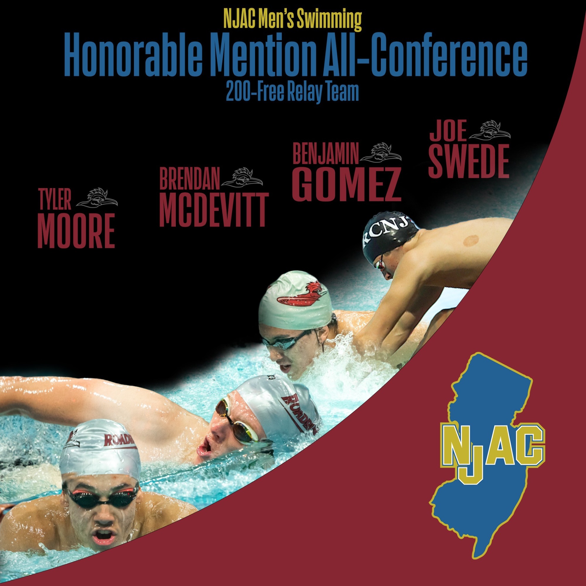 MEN'S SWIM 200 FREE RELAY TEAM EARNS NJAC ALL-CONFERENCE HONORS ...