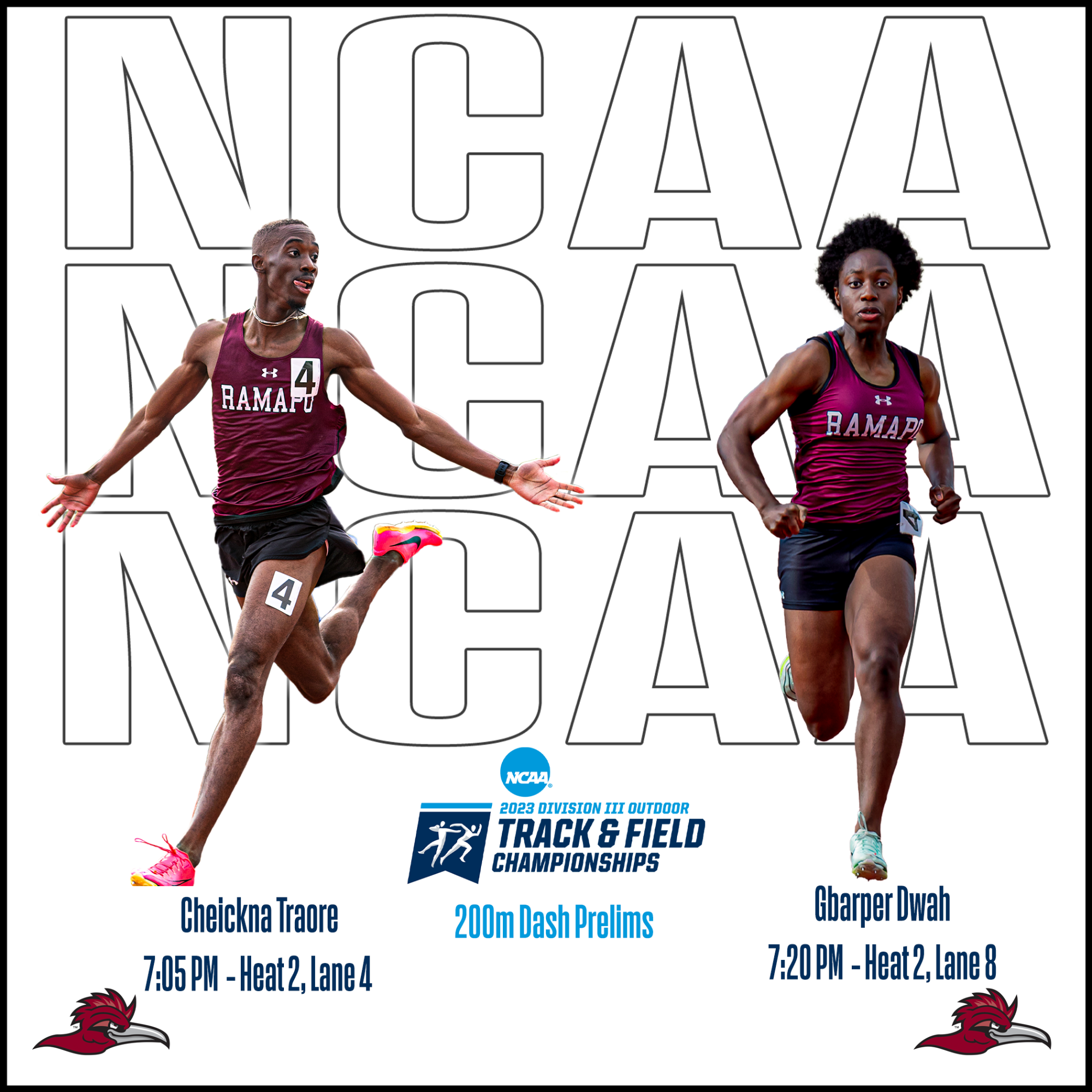 TRAORE POSTS FACILITY RECORD, ADVANCES TO 200M DASH FINAL - Ramapo ...