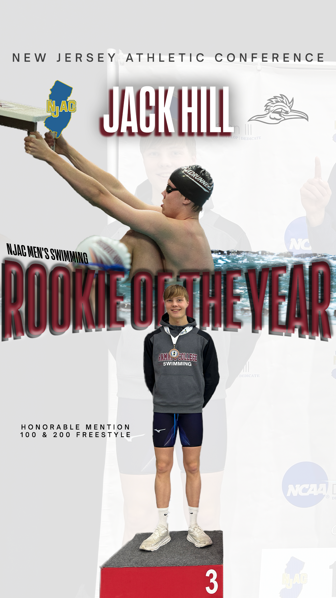 HILL SETS NEW PROGRAM MARKS IN MEN'S SWIM SEASON OPENER - Ramapo ...