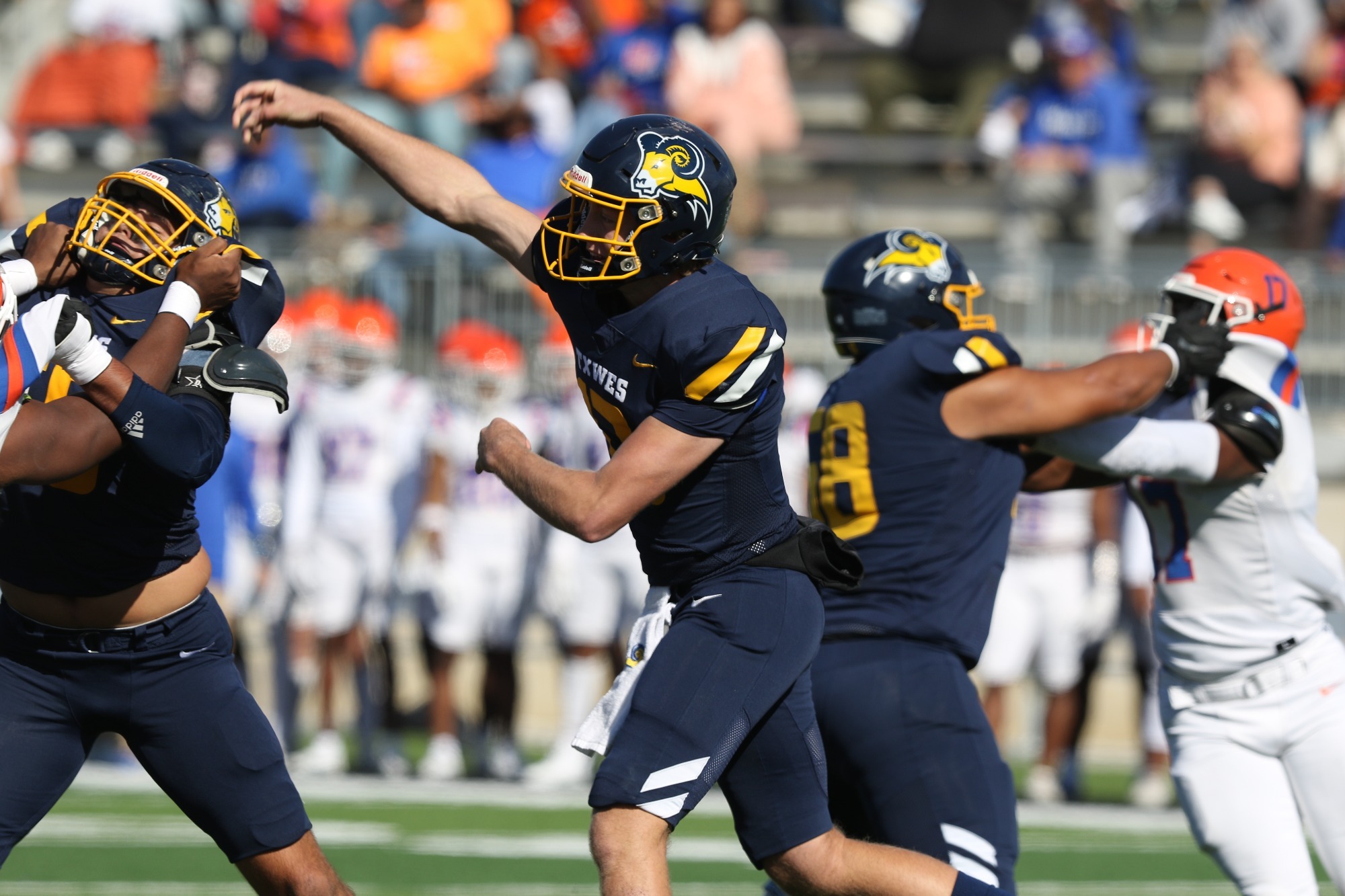 FB: Rams Fall in Final Game of Regular Season - Texas Wesleyan ...