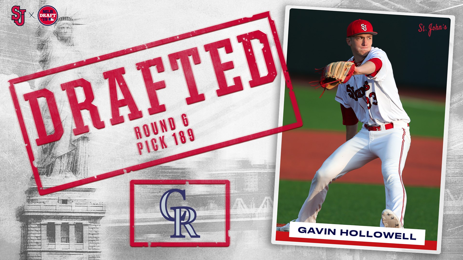 Gavin Hollowell Taken by Rockies in Sixth Round of 2019 MLB Draft - St ...