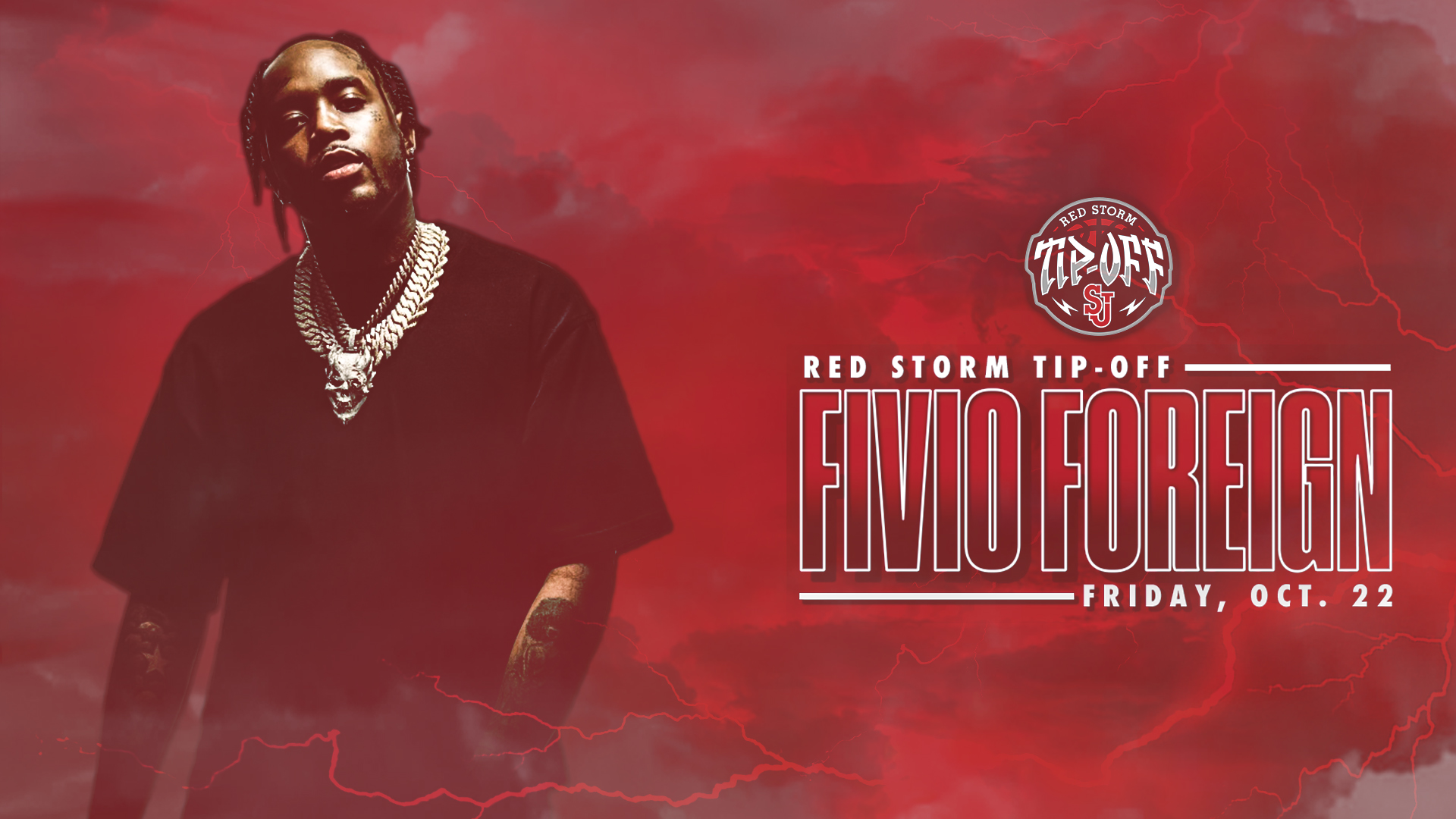 Fivio Foreign to Headline Red Storm Tip-Off on Oct. 22 - St. John's ...