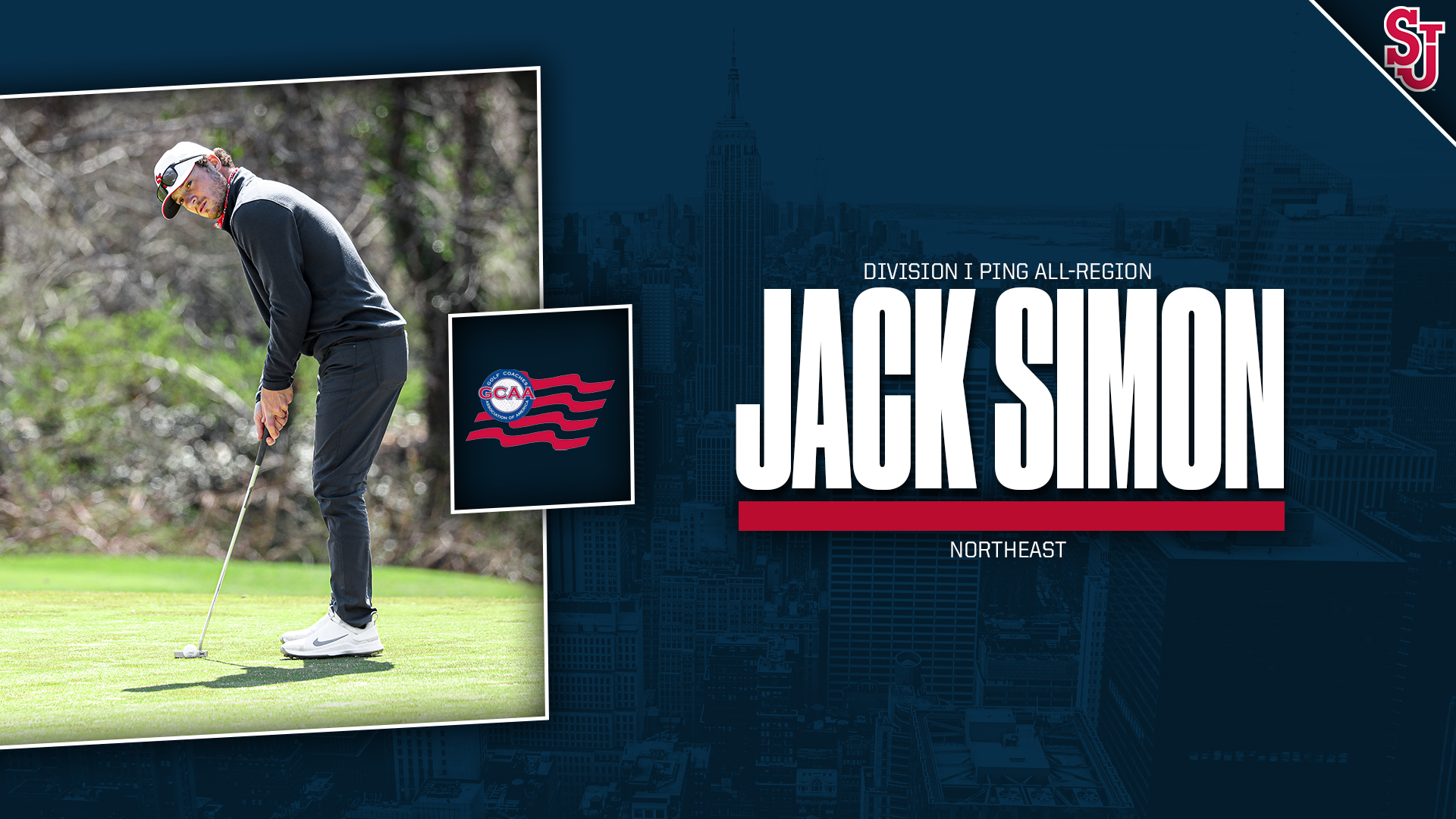 Jack Simon Named to PING All-Northeast Region Team - St. John's ...