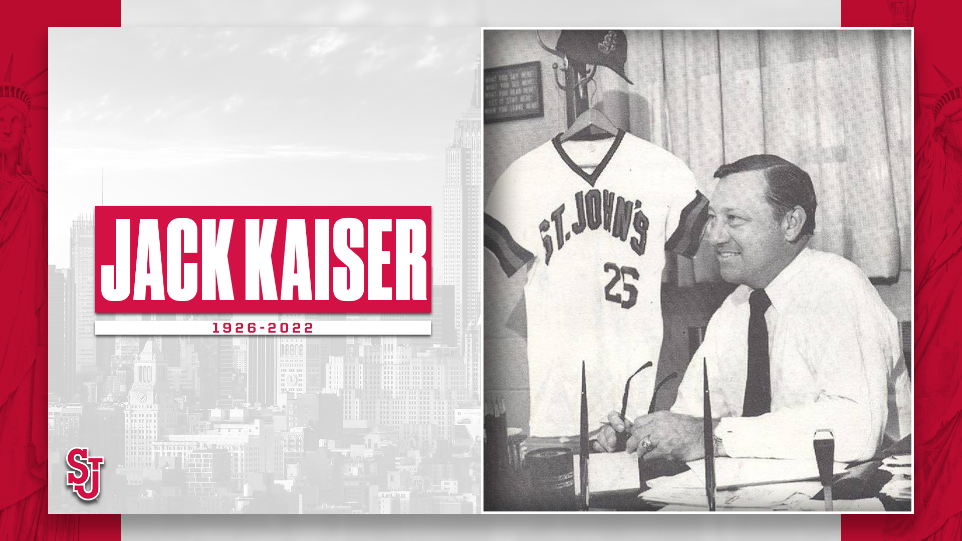 St. John’s Mourns the Loss of Jack Kaiser - St. John's University Athletics