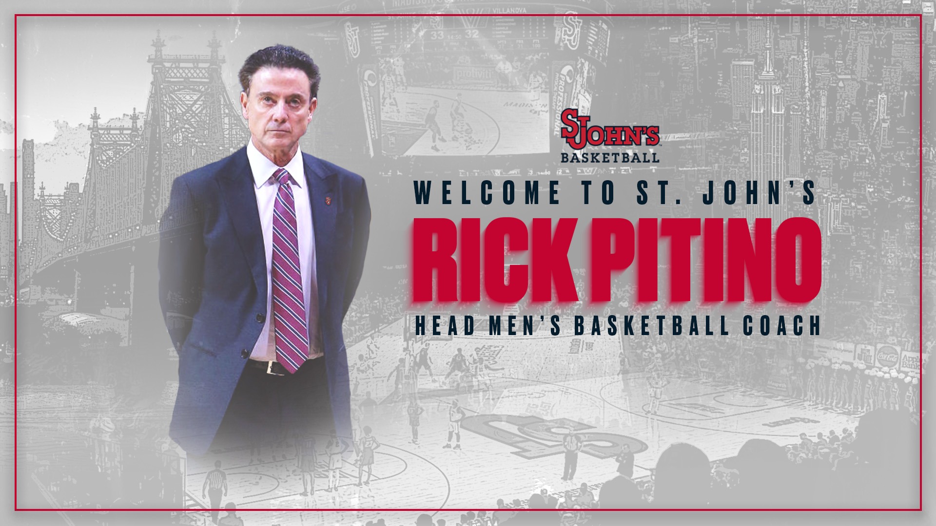 St. John’s Names Hall of Famer Rick Pitino Head Men’s Basketball Coach ...