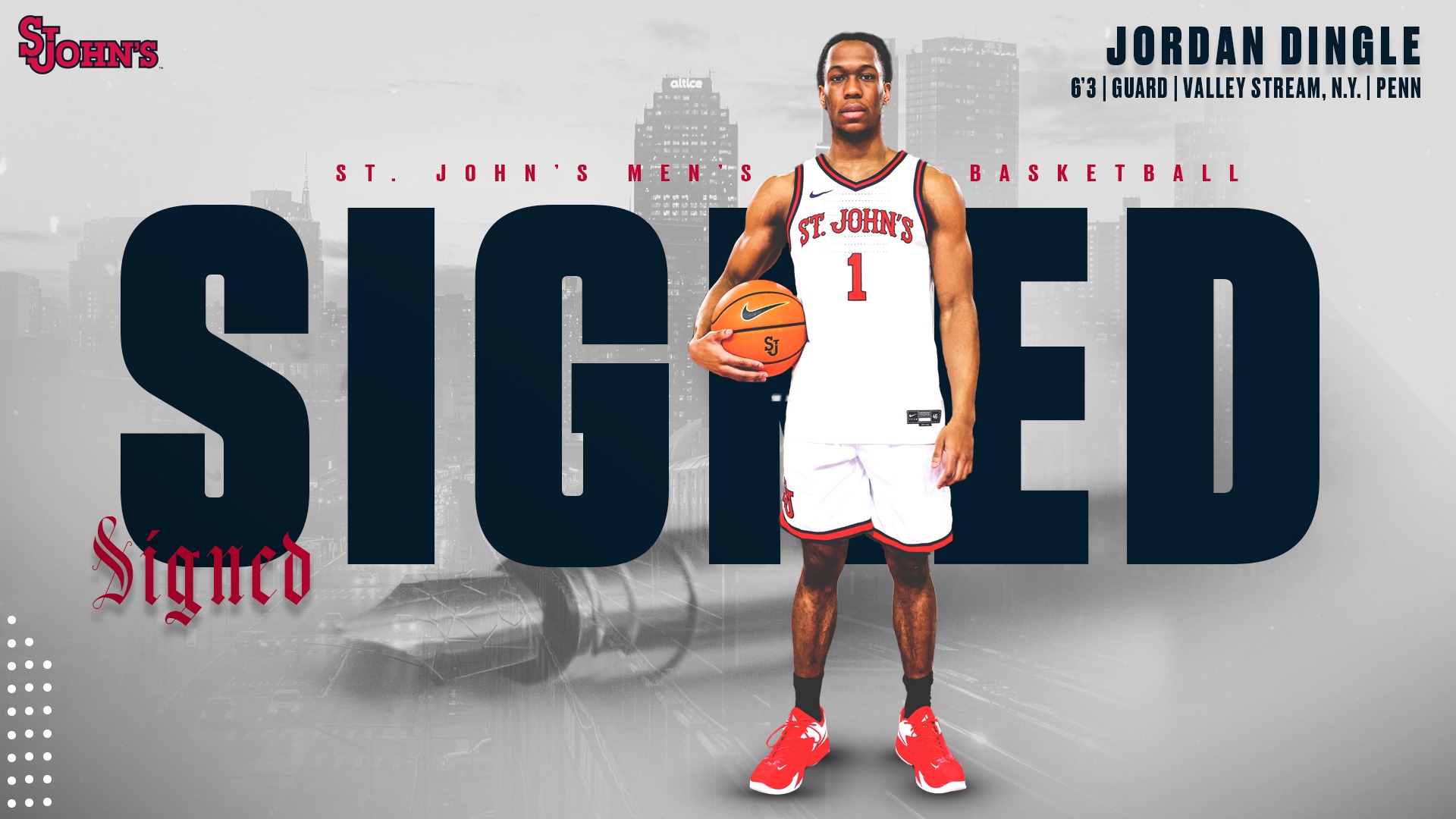 St. John’s Inks 2022-23 Ivy League Player of the Year Jordan Dingle ...