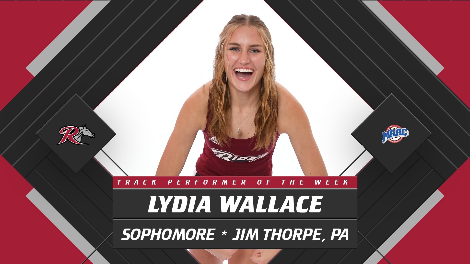Lydia Wallace Named MAAC Track Performer of the Week - Rider University ...