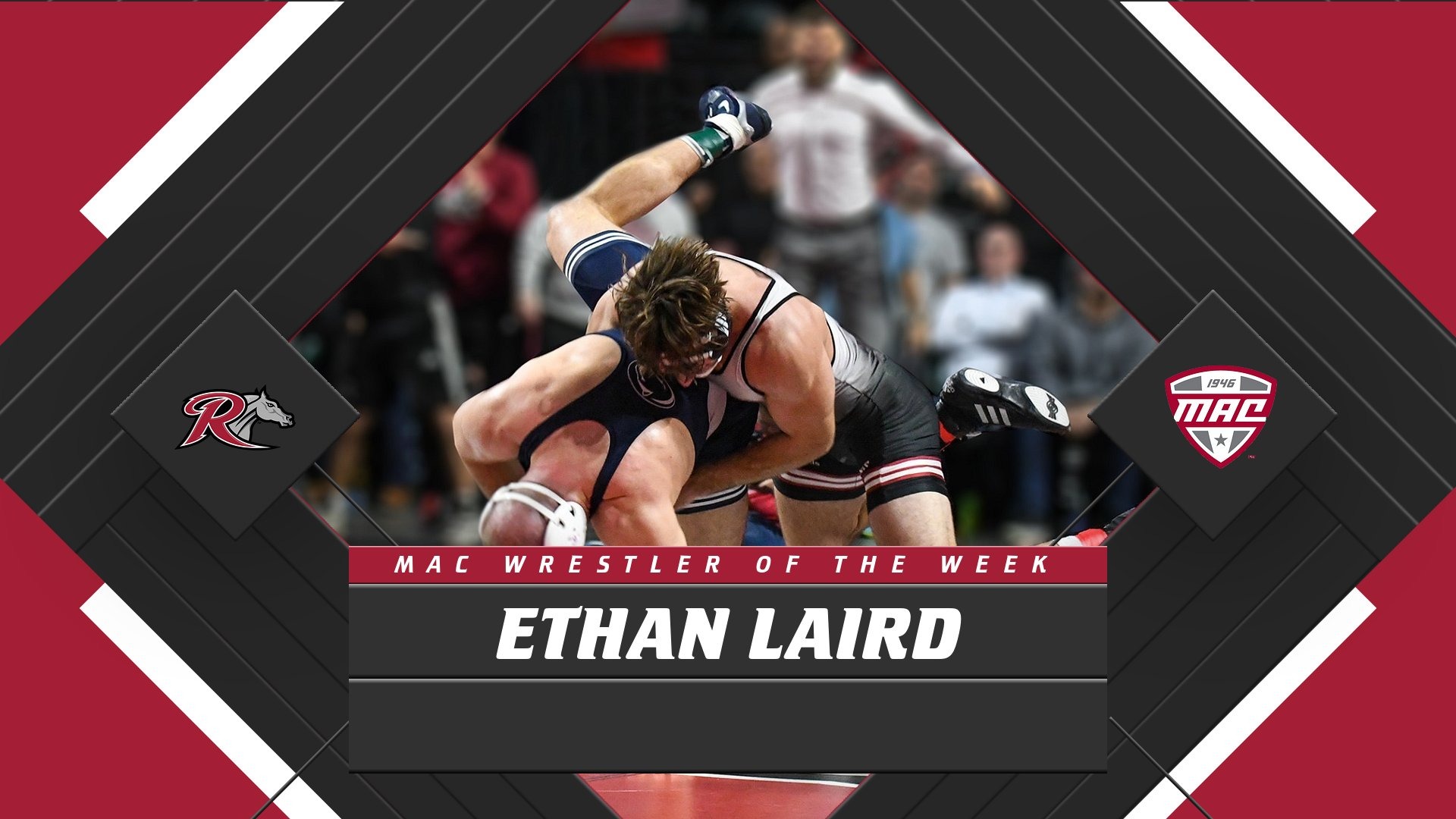 Ethan Laird Named MAC Wrestler of the Week - Rider University Athletics