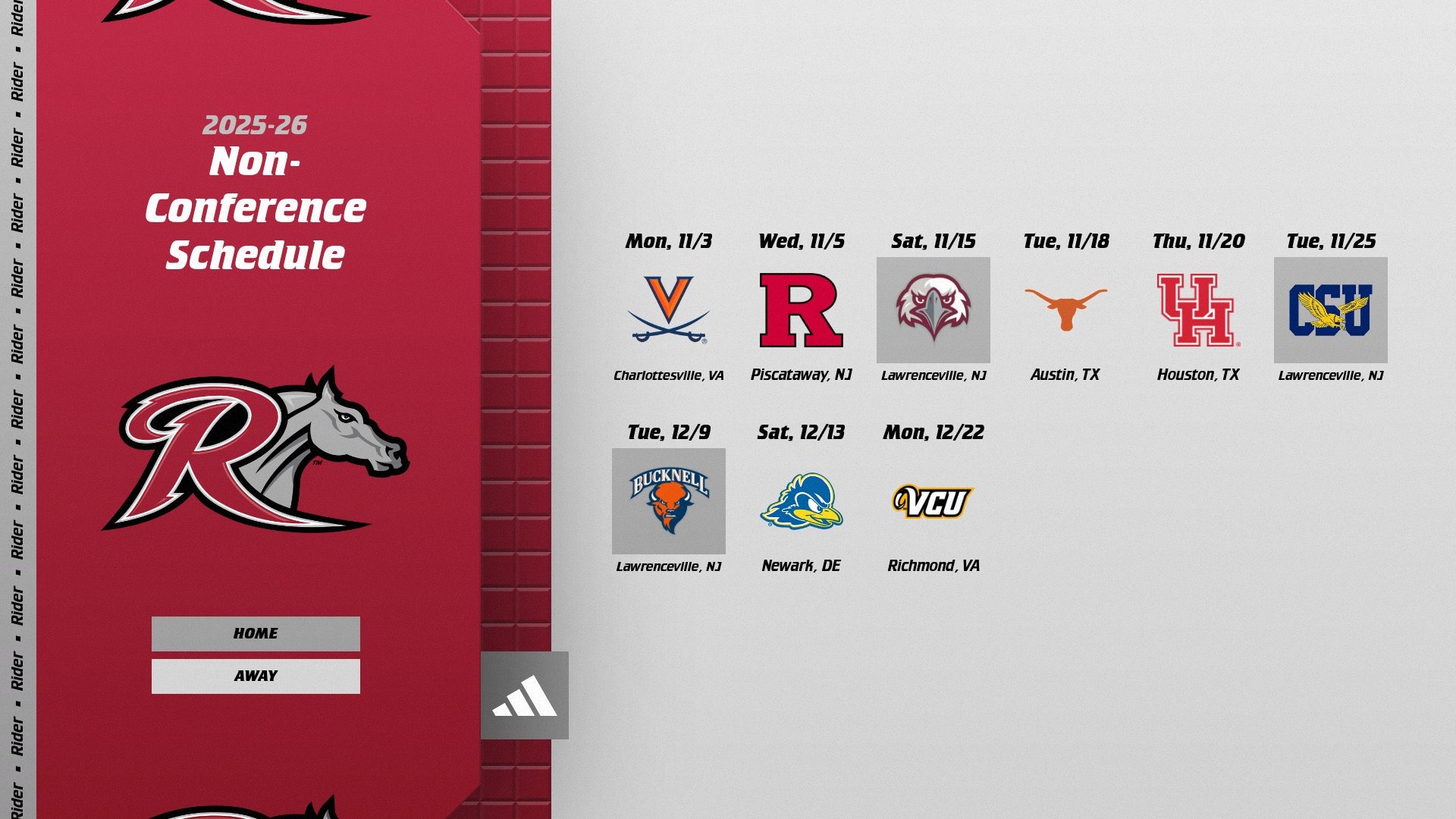 MAAC Announces 2025-26 Men's Basketball League Schedule - Rider ...