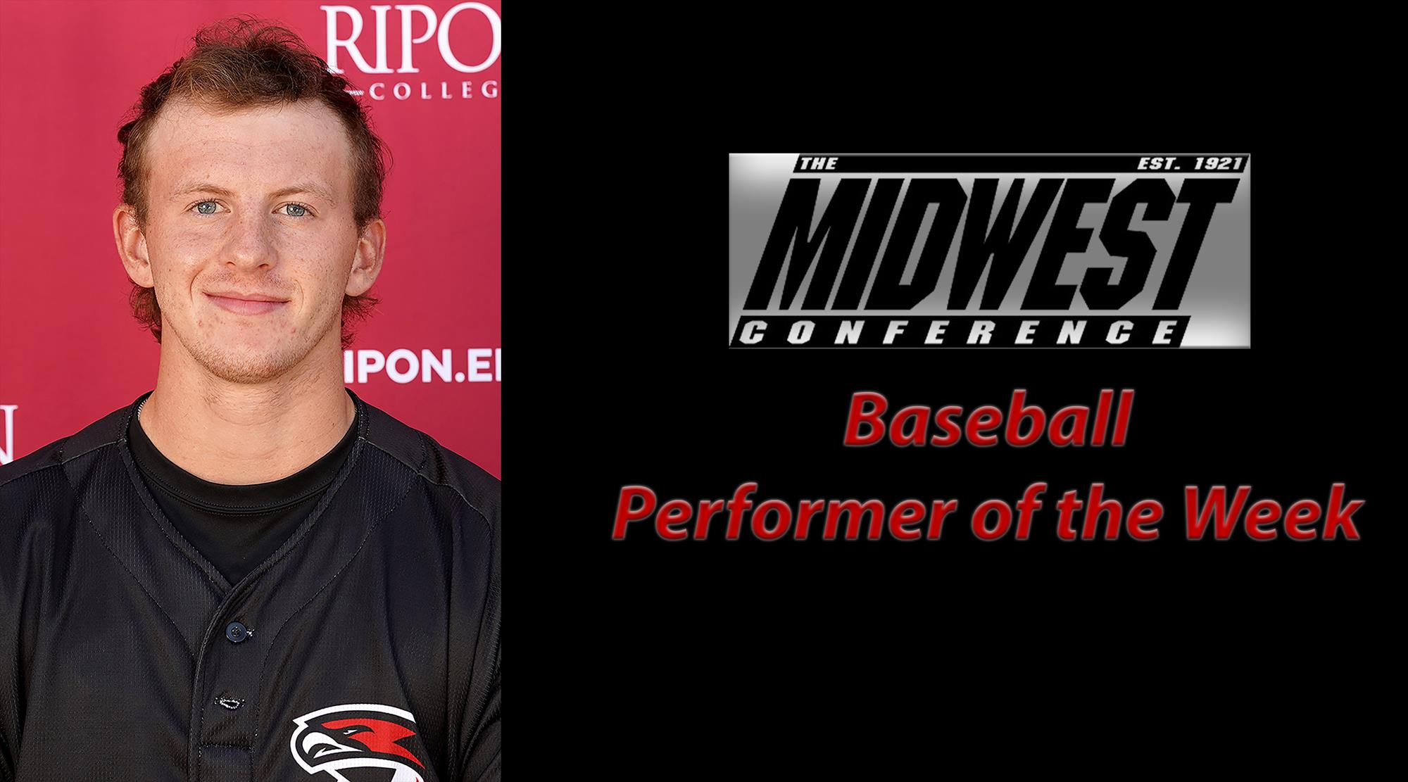 Nick Terrell Earns MWC Performer of the Week Honors - Ripon College ...
