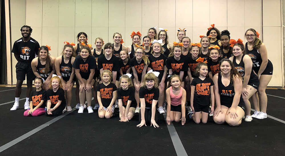 Cheerleading hosted local clincs on Nov. 17-18 - Rochester Institute of ...