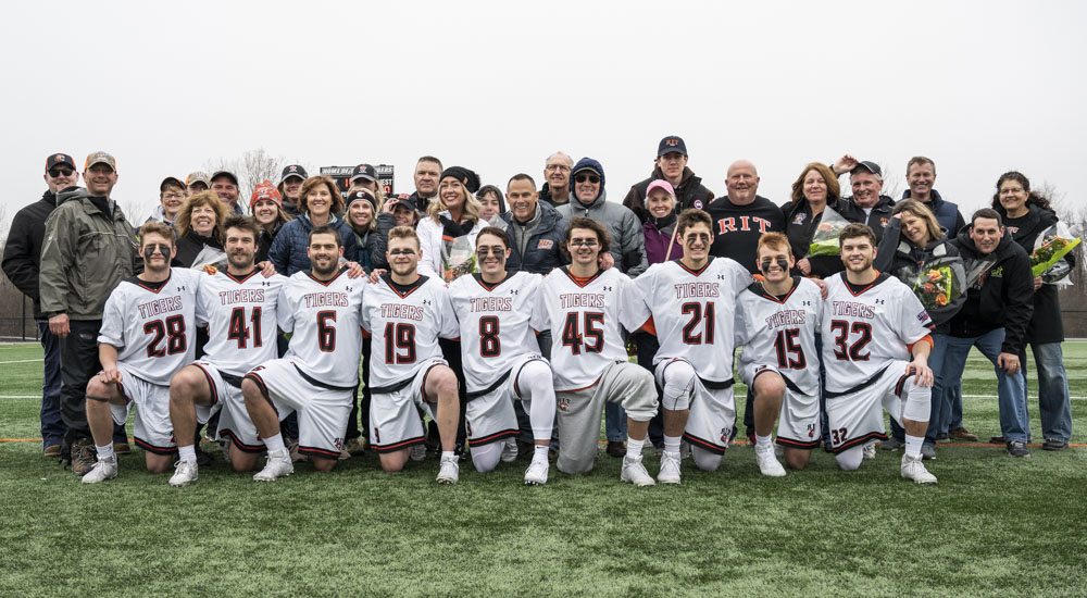 No. 2 RIT men's lacrosse beats No. 19 St. Lawrence 11-7 on Senior Day ...