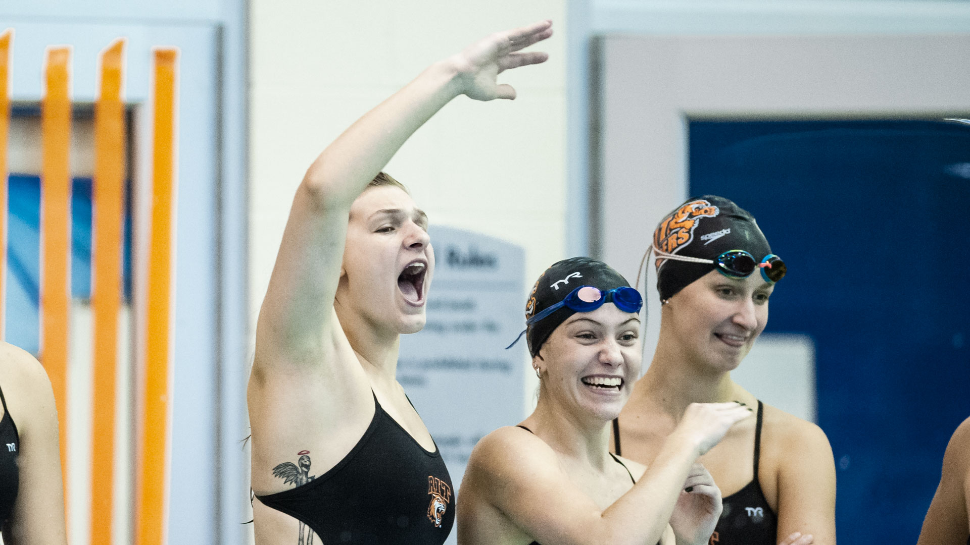 Women's swimming and diving sit second after Day Three of 2020 Liberty ...