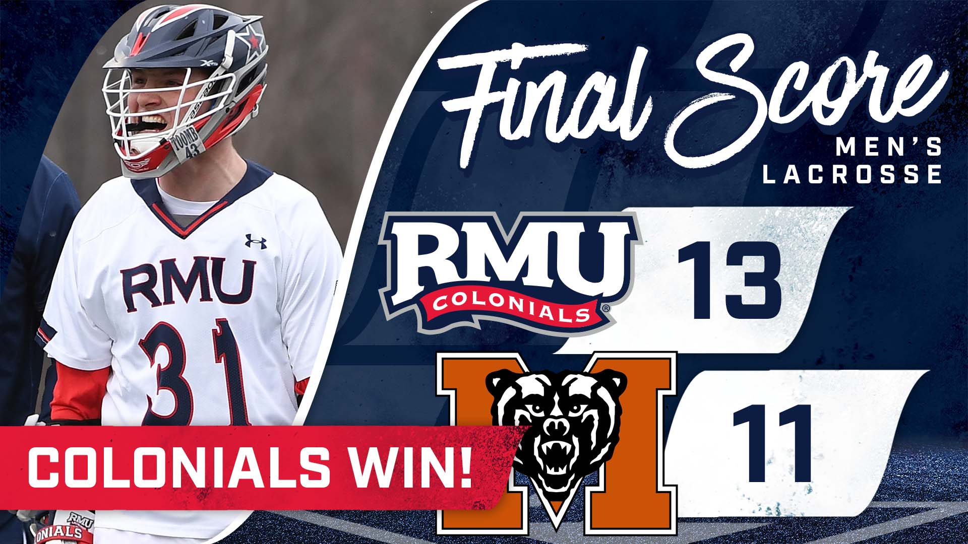 RMU Tames the Bears in First Win of the 2022 Season - Robert Morris ...