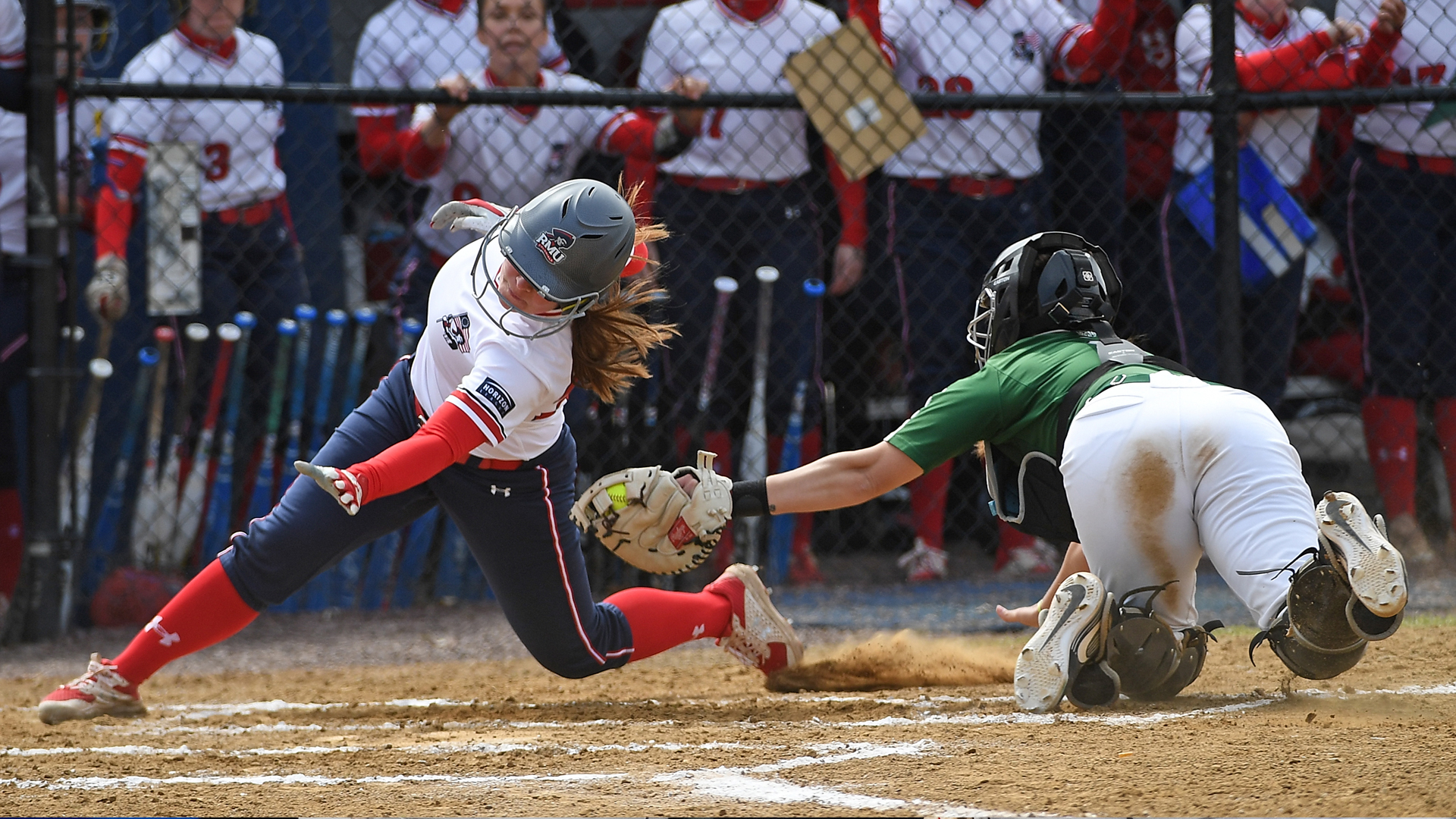 Vikings Take Pair From RMU To Open Series - Robert Morris University ...