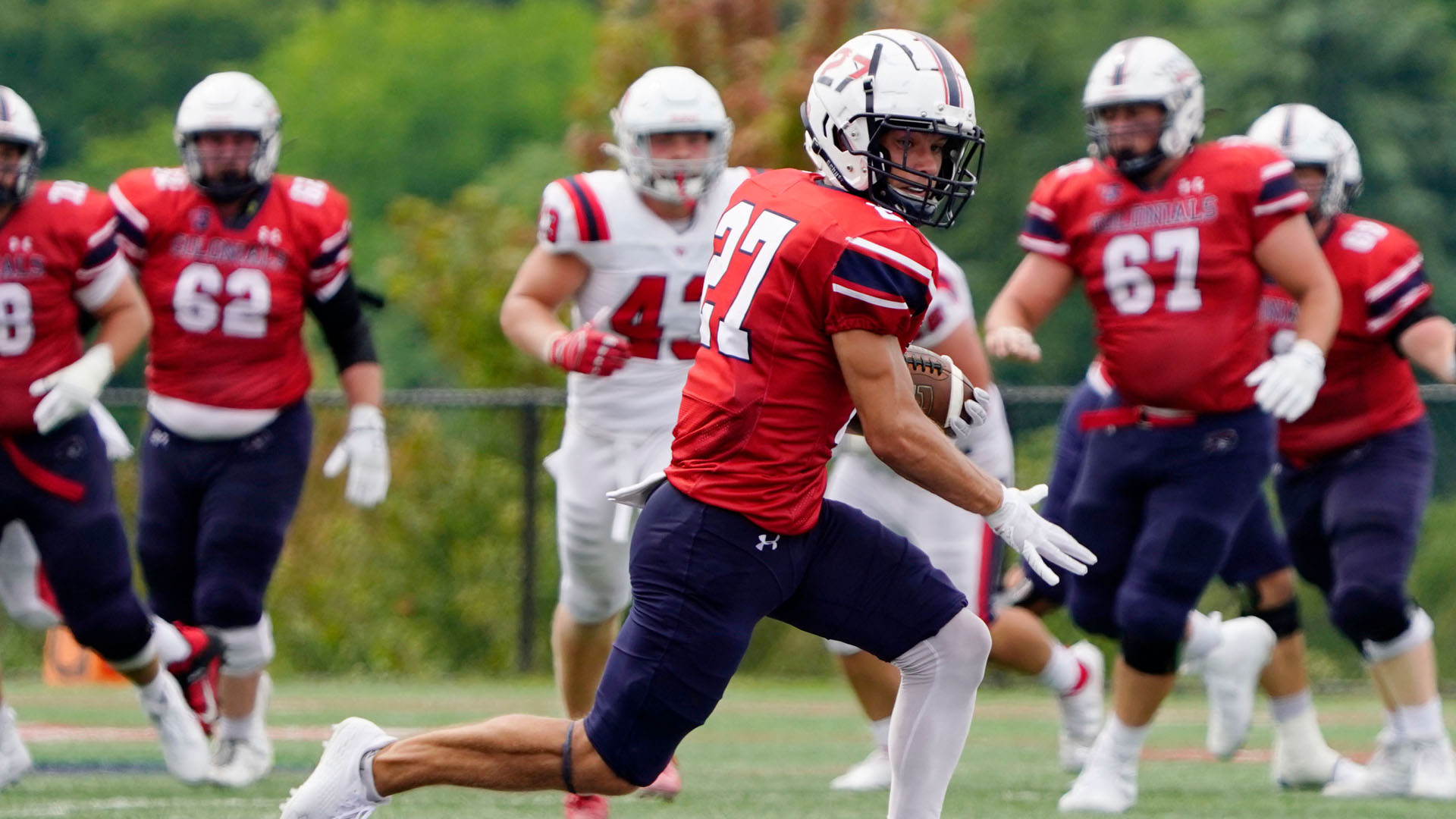RedHawks First Road Test For Colonials - Robert Morris University Athletics