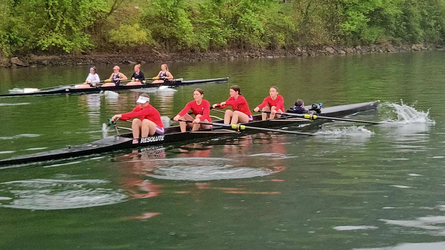 RMU Rowing Races Against Bucknell - Robert Morris University Athletics