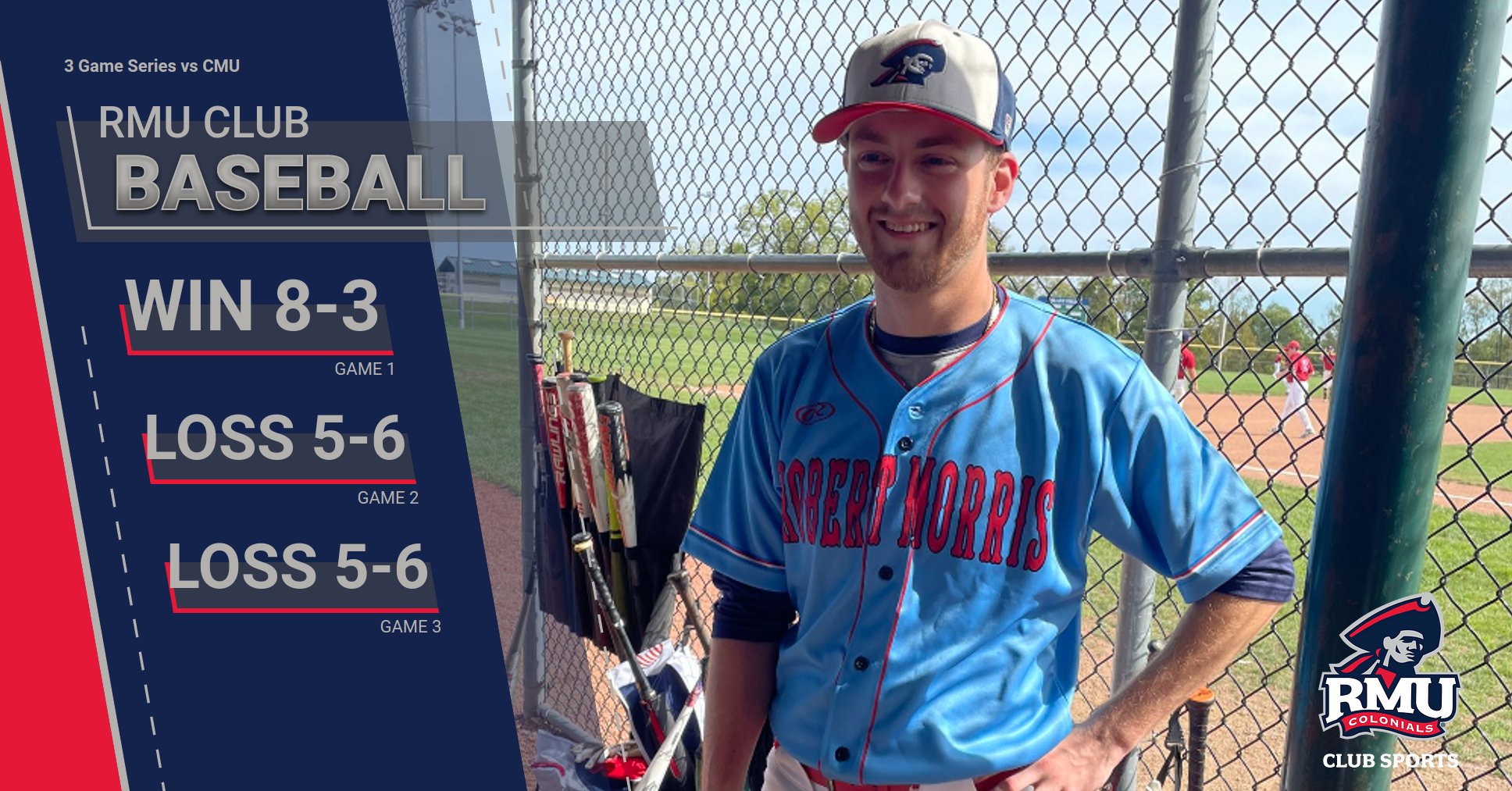 RMU Club Baseball is Swinging Into Spring - Robert Morris University ...