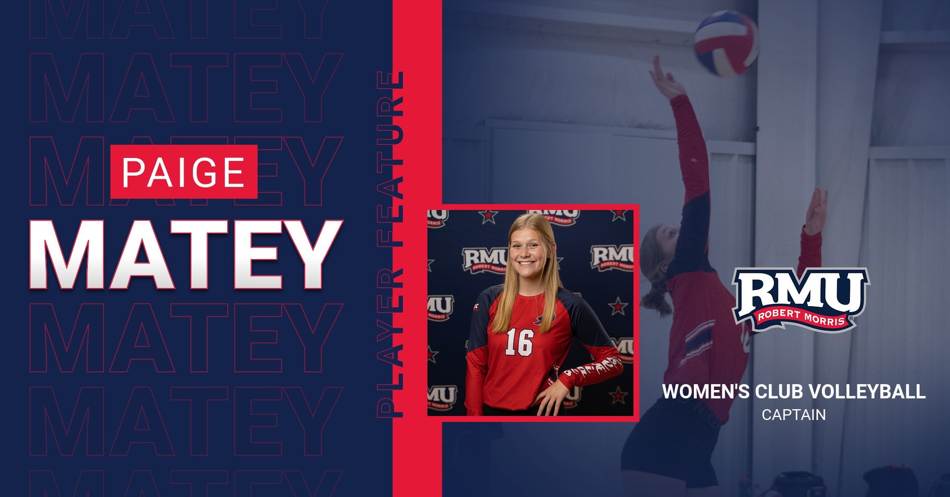 Player Profile: Paige Matey - Robert Morris University Club Sports