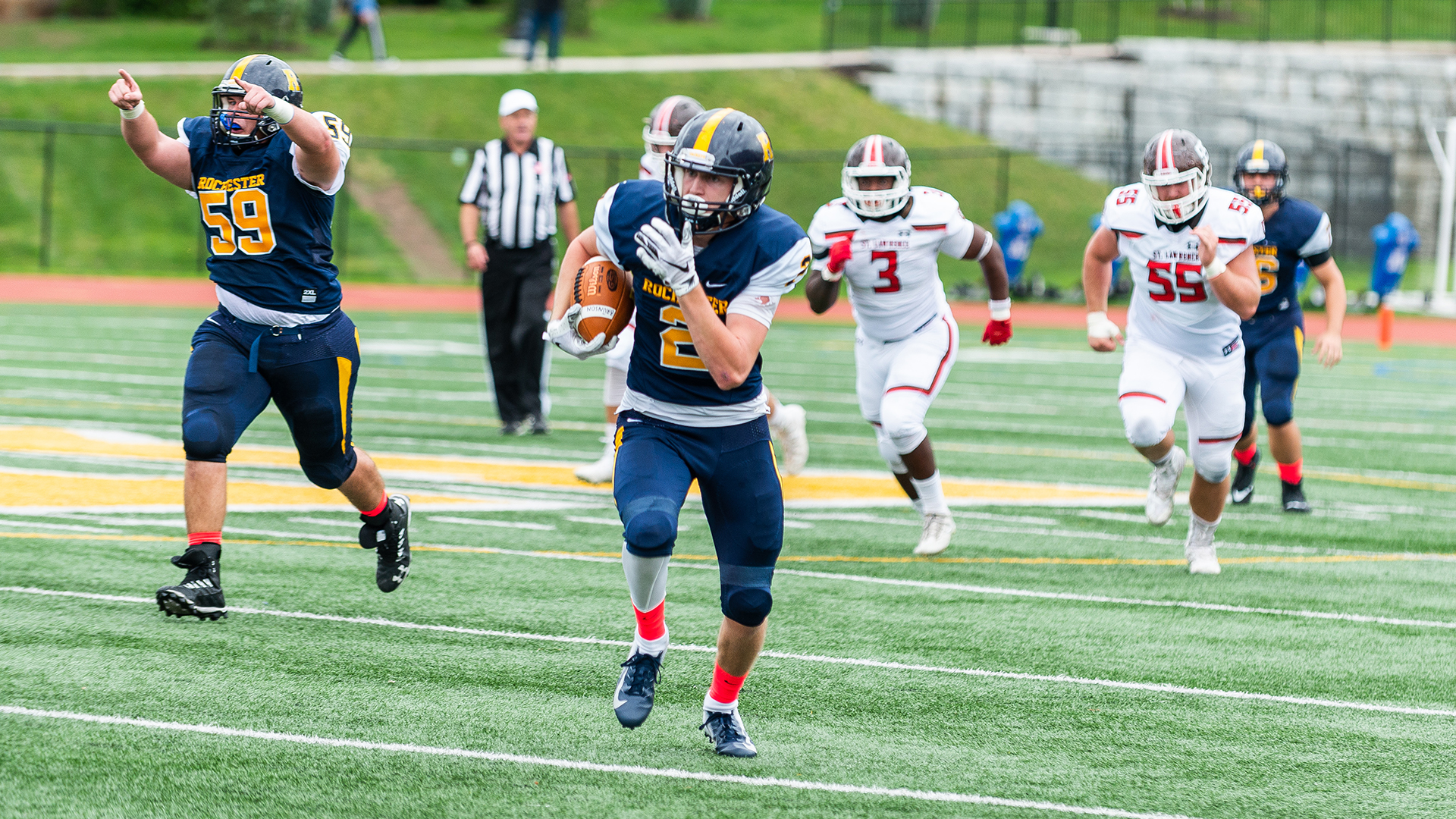 UR Throws 3 TDs, but St. Lawrence Swipes Meliora Game - University of ...