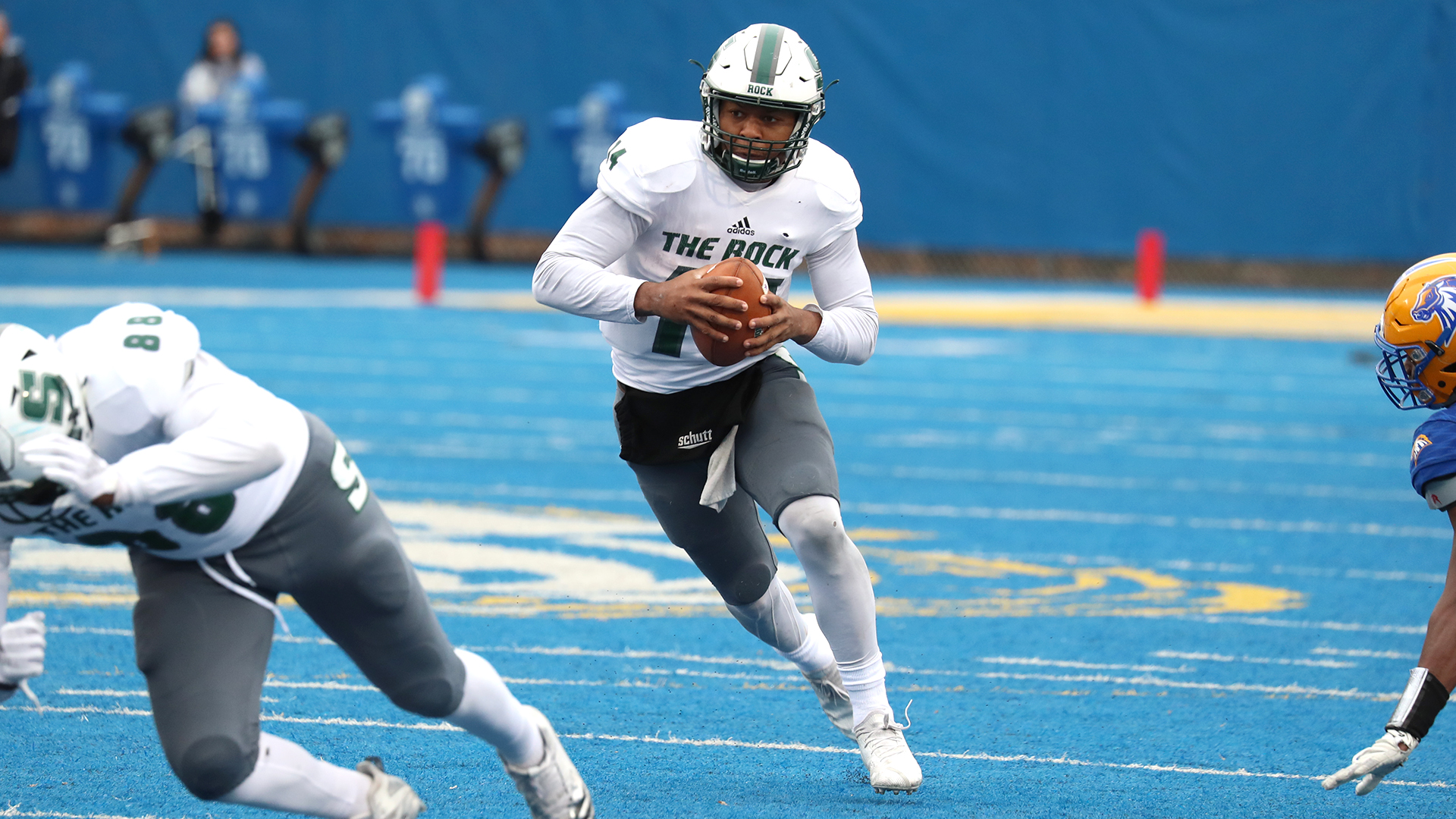 Rock routs New Haven 59-20 in round two - Slippery Rock University ...