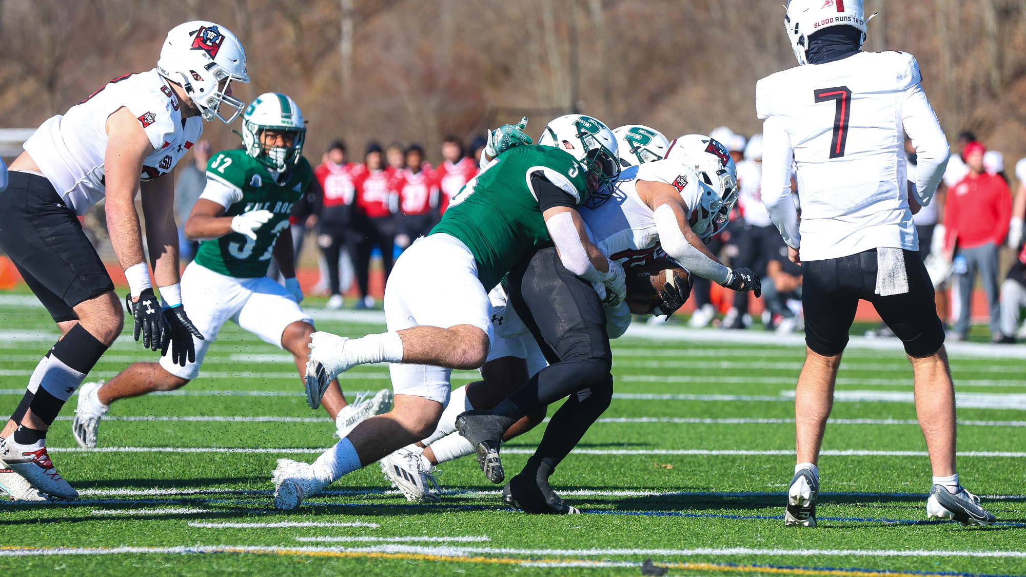 No. 15 Rock rolls by ESU in NCAA Playoffs, 45-14 - Slippery Rock ...