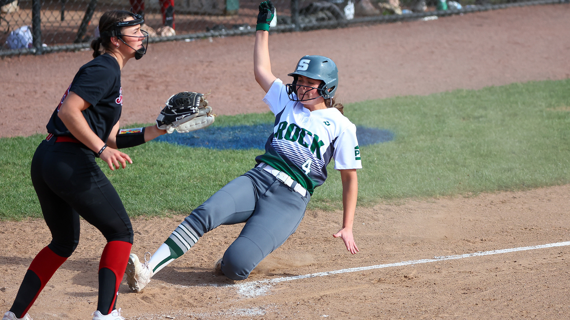 Rock completes season sweep of IUP - Slippery Rock University Athletics